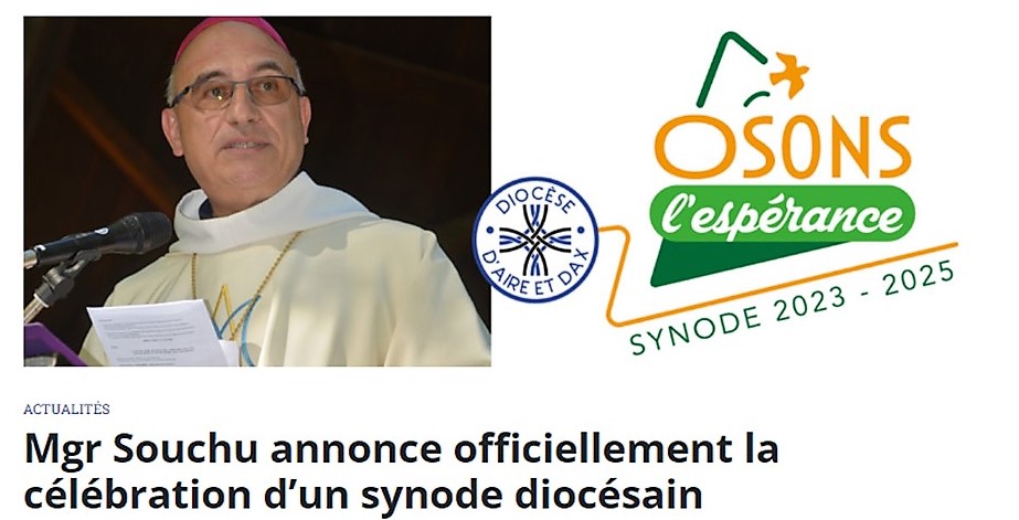 Mgr Souchu annonce une grande nouvelle ! - Paroisse Saint-Paul du Marensin